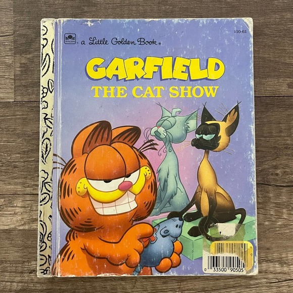 Golden Books | Other | Garfield The Cat Show A Little Golden Book 99 ...